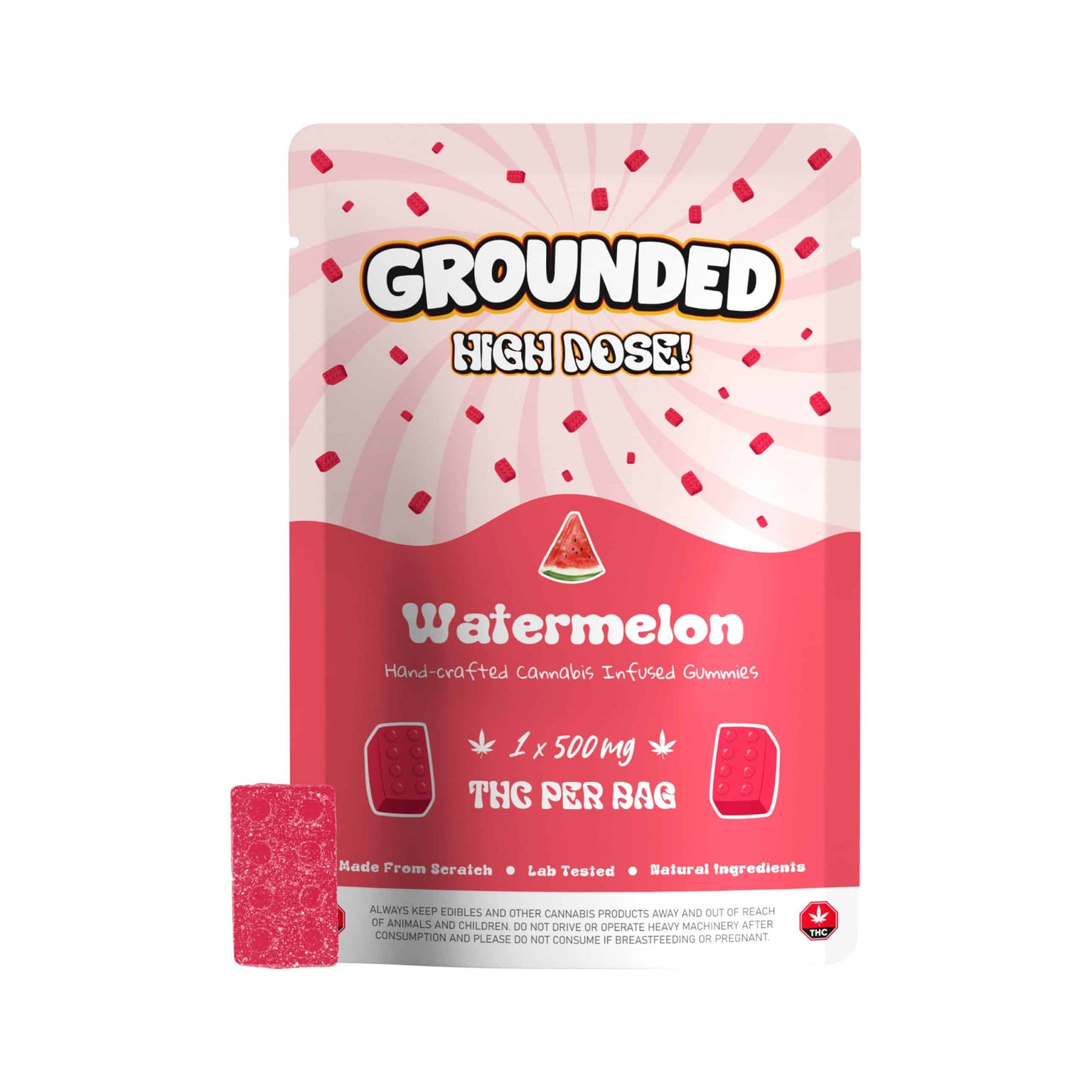 Buy Grounded High Dose Bricks (1000mg) - Blue Raspberry Online + Free ...