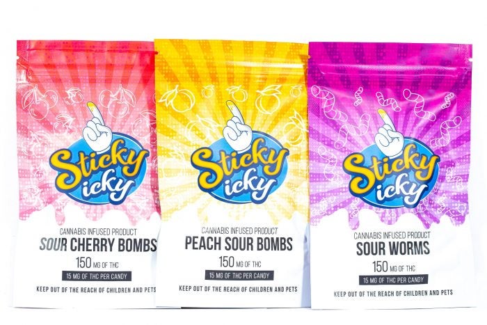 Buy Sticky Icky THC Gummies Online Canada | The Grow House