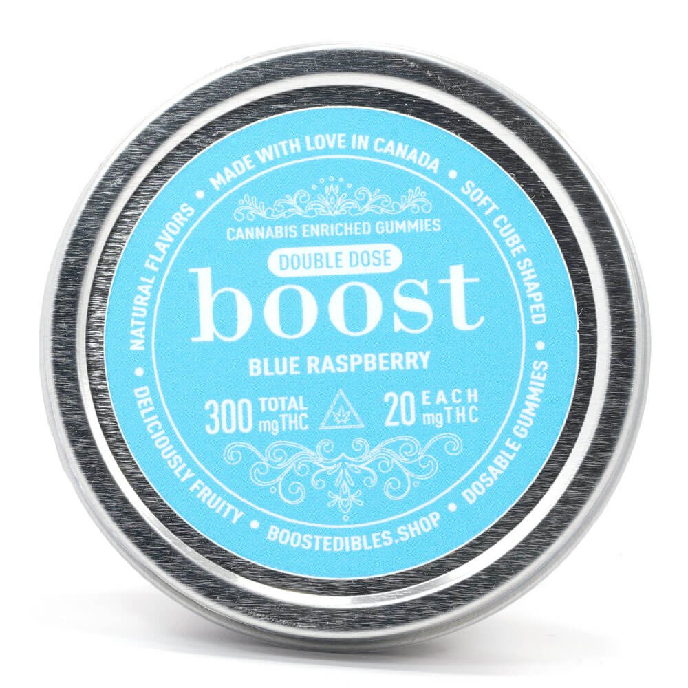 Buy Boost Edibles Gummy – Blue Raspberry (300mg THC) Online Canada ...